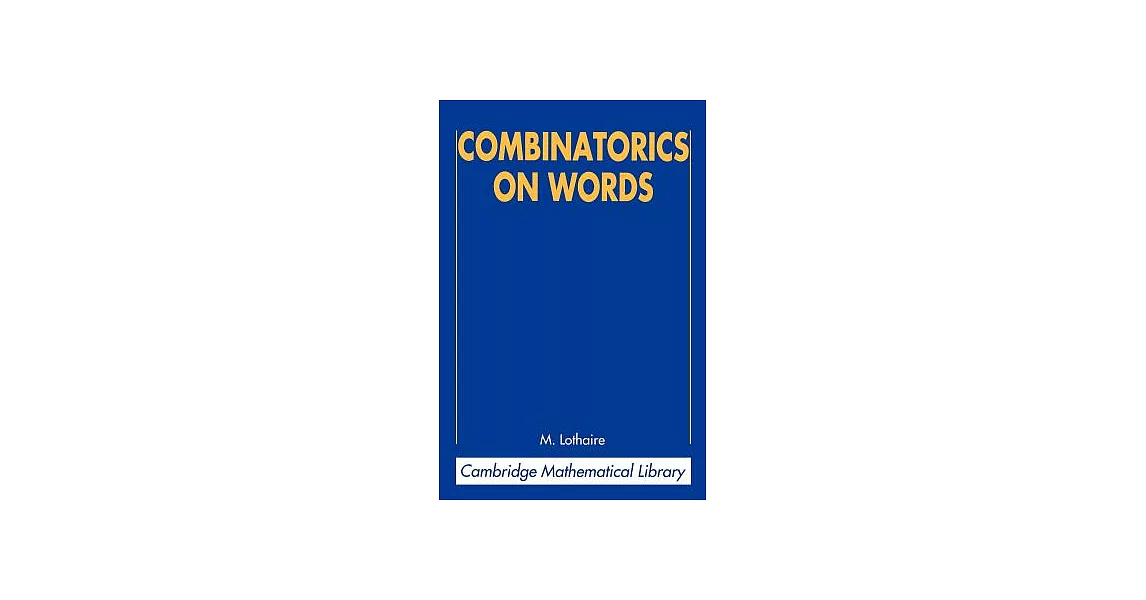 博客來-Combinatorics on Words