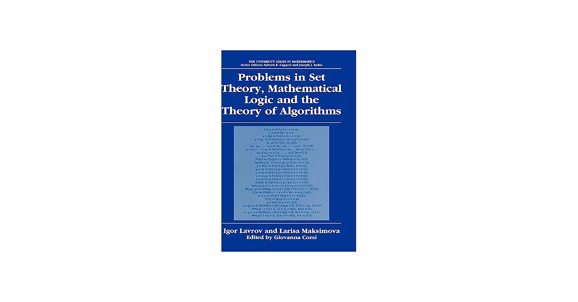 博客來-Problems in Set Theory, Mathematical Logic and the Theory of Algorithms