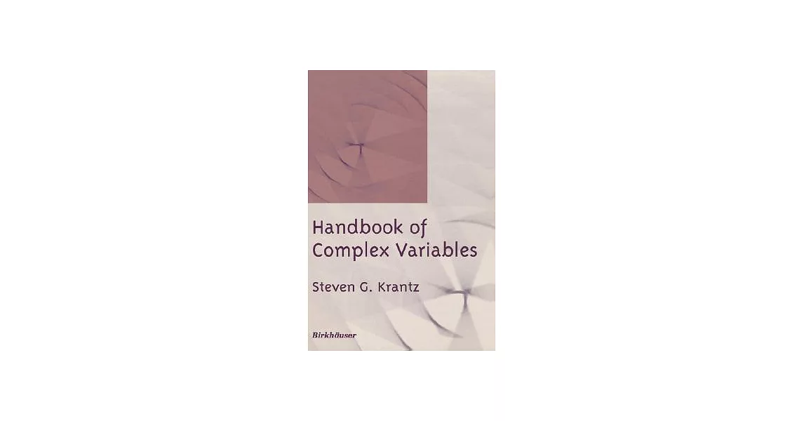 博客來-Handbook of Complex Variables