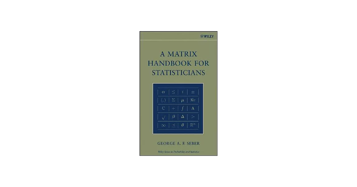 博客來-A Matrix Handbook for Statisticians