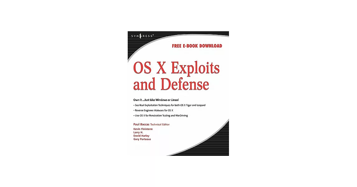 博客來-OS X Exploits And Defense