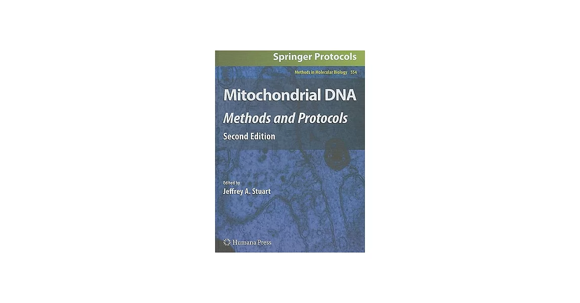 博客來-Mitochondrial DNA: Methods and Protocols