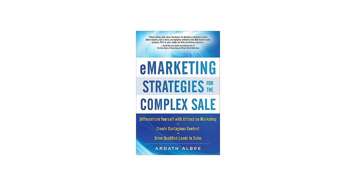 博客來-E-Marketing Strategies for the Complex Sale