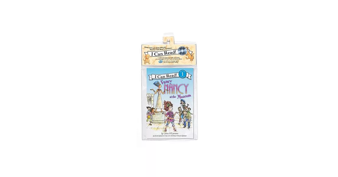 博客來-Fancy Nancy at the Museum Book and CD（I Can Read Level 1）