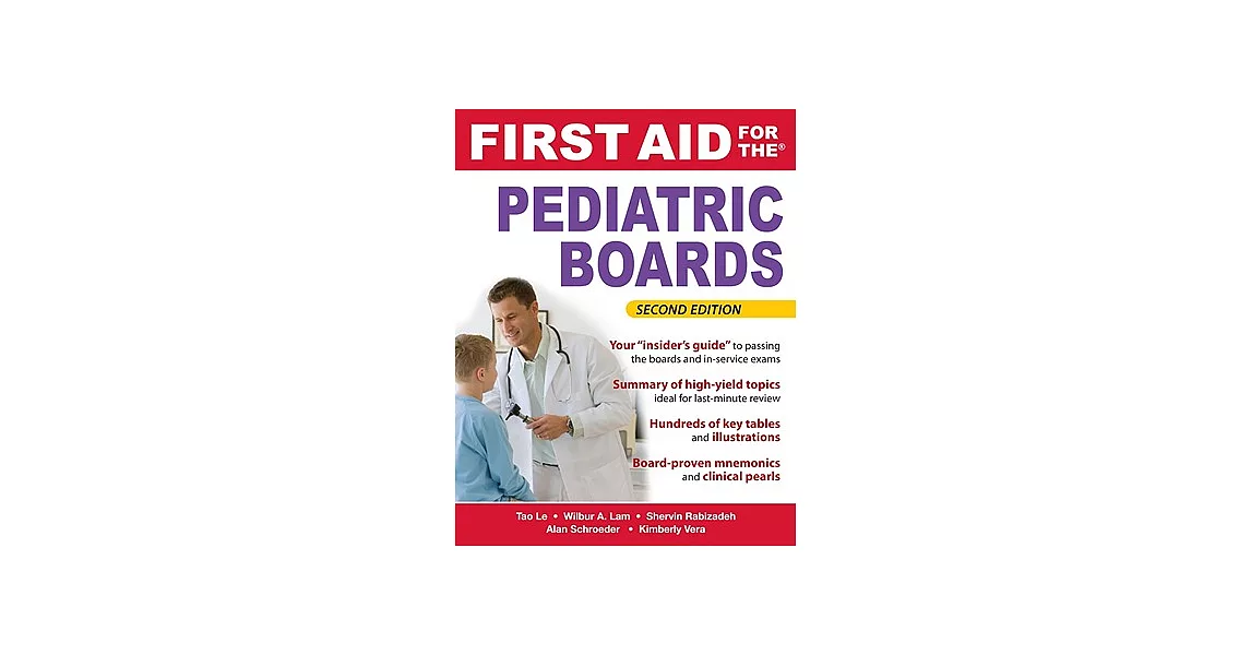 博客來-First Aid for the Pediatric Boards
