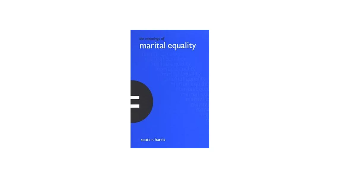 博客來-The Meanings of Marital Equality