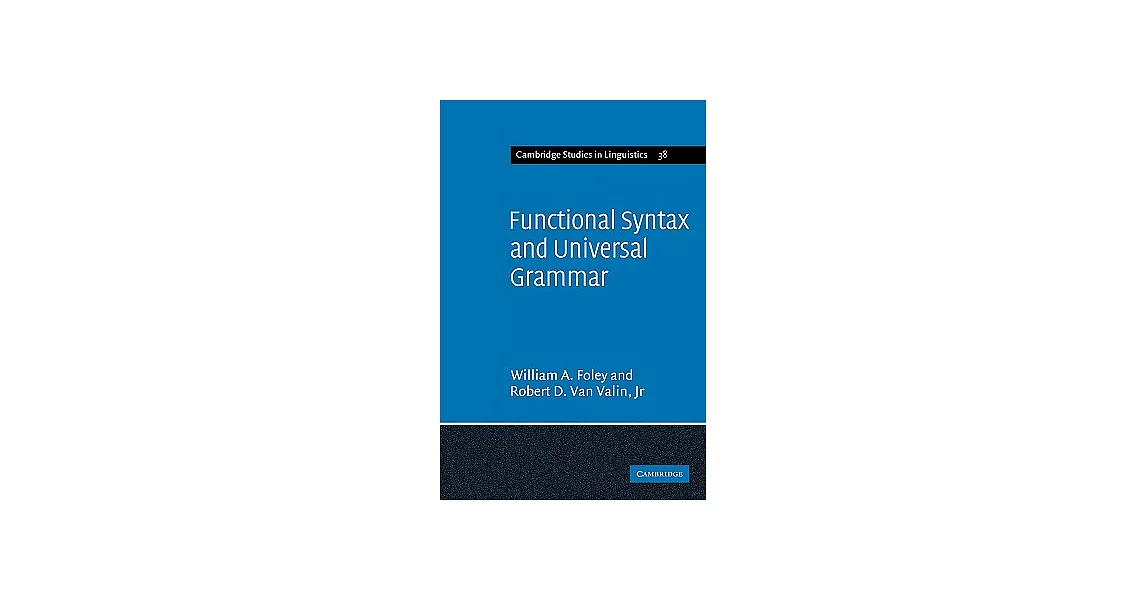 博客來-Functional Syntax and Universal Grammar