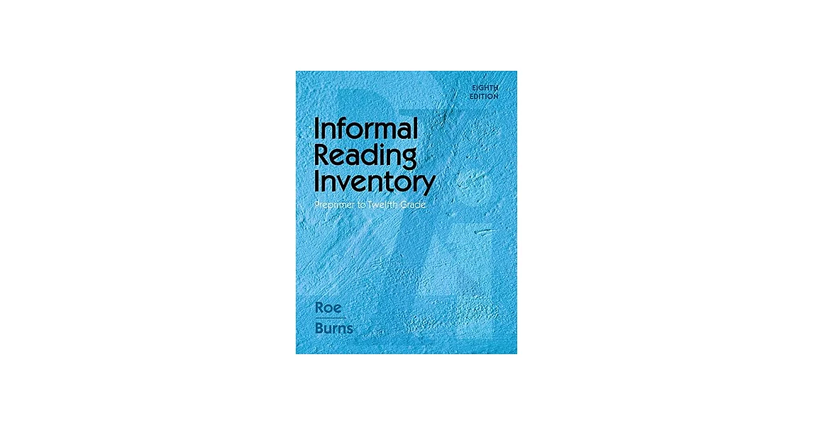 博客來-Informal Reading Inventory: Preprimer to Twelfth Grade