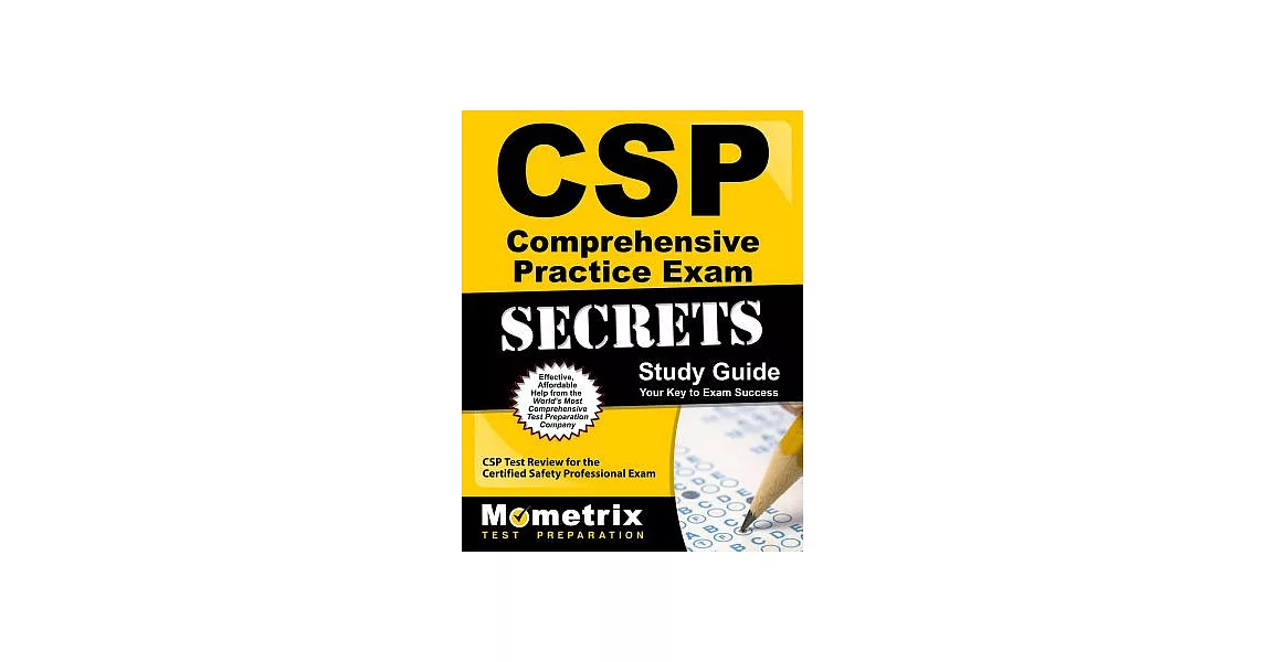 博客來-CSP Exam Secrets: CSP Test Review for the Certified Safety ...