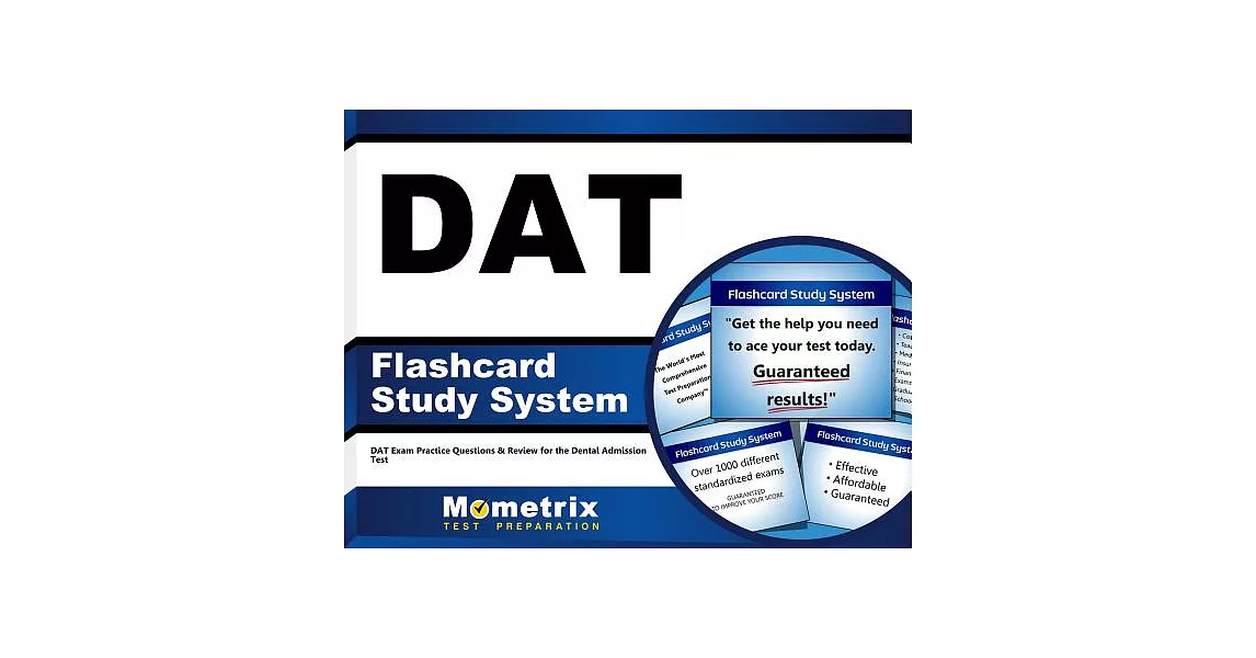 博客來-DAT Flashcard Study System: DAT Exam Practice Questions & Review ...