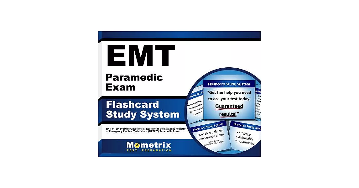 博客來-Emt Paramedic Exam Flashcard Study System: EMT-P Test Practice ...