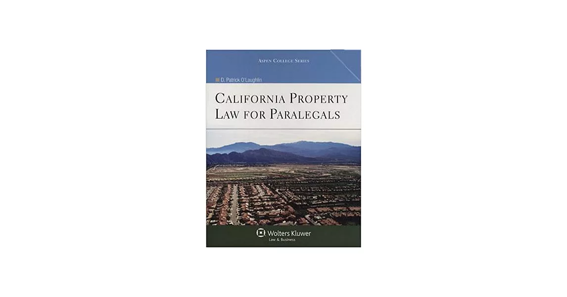 博客來-California Property Law for Paralegals