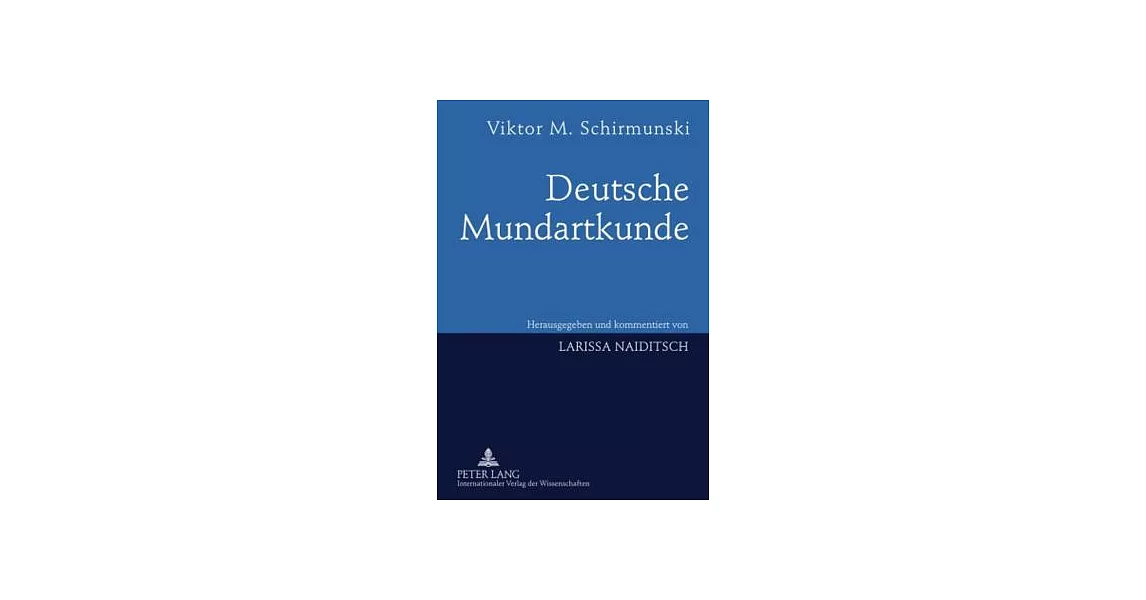 博客來-Deutsche Mundartkunde: Vergleichende Laut- Und Formenlehre Der ...
