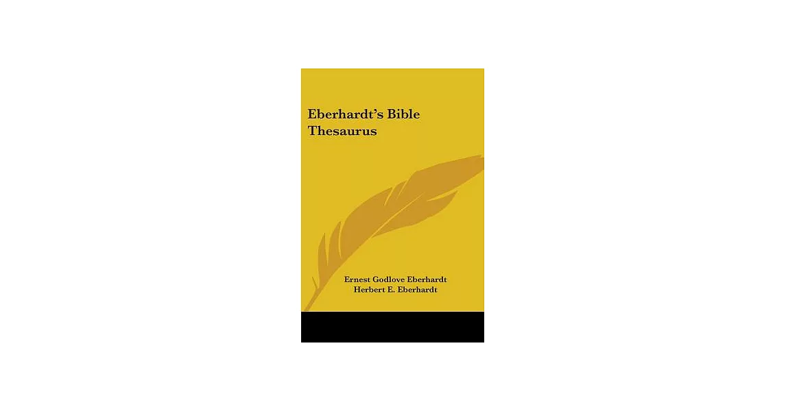博客來-Eberhardt’s Bible Thesaurus