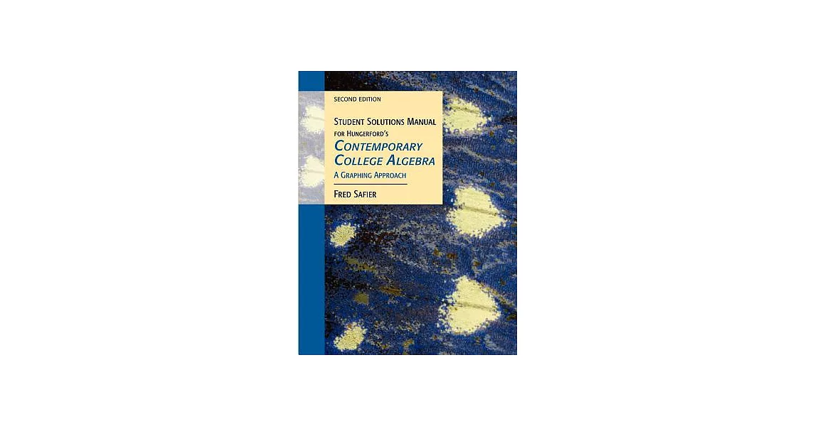 博客來-Contemporary College Algebra: A Graphing Approach