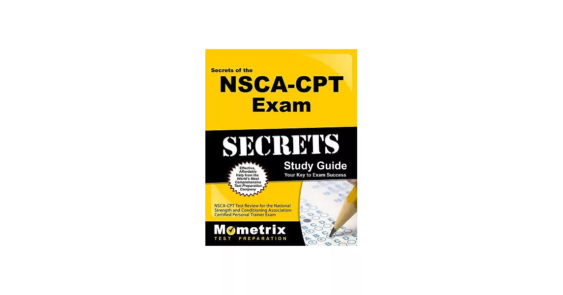 博客來-Secrets of the NSCA-CPT Exam: NSCA-CPT Test Review for the National ...