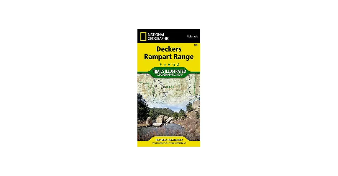 博客來-National Geographic Trails Illustrated Map Deckers / Rampart Range