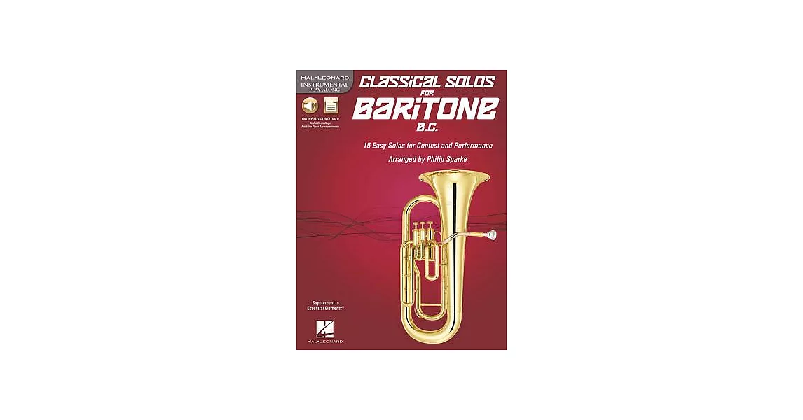 博客來-Classical Solos for Baritone B. C.: 15 Easy Solos for Contest and ...