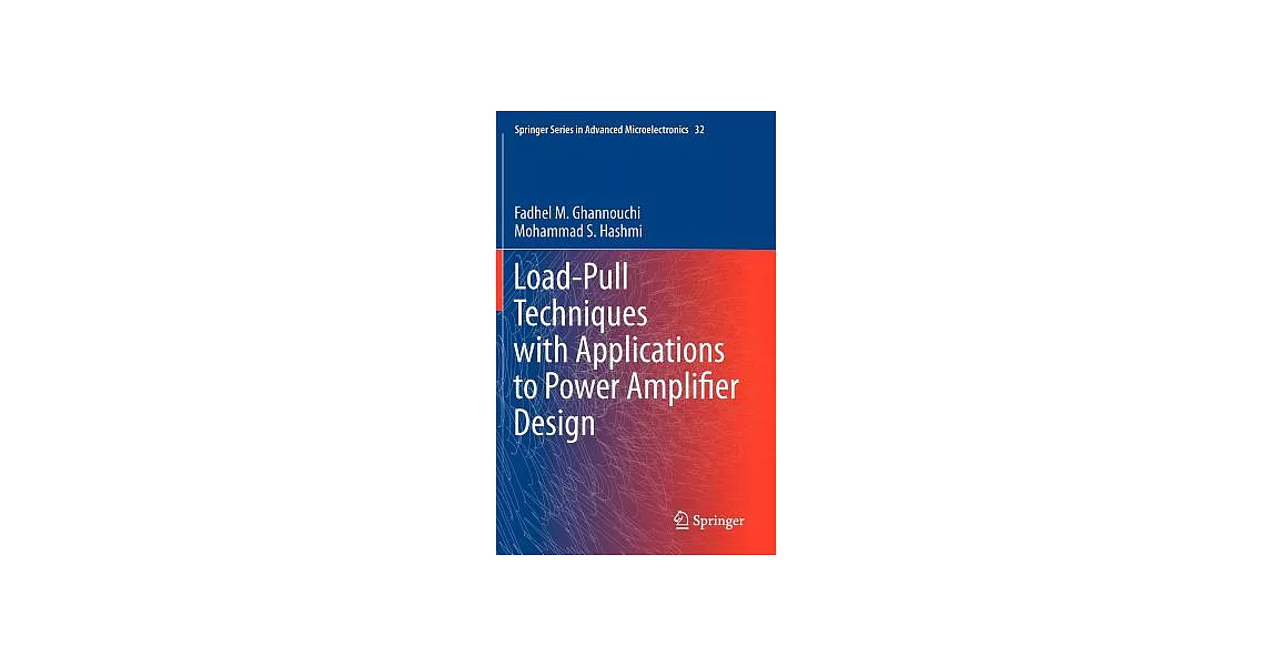 博客來-Load-Pull Techniques with Applications to Power Amplifier Design
