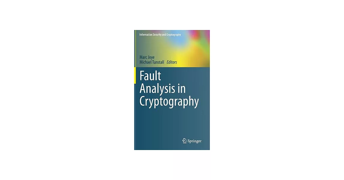 博客來-Fault Analysis in Cryptography