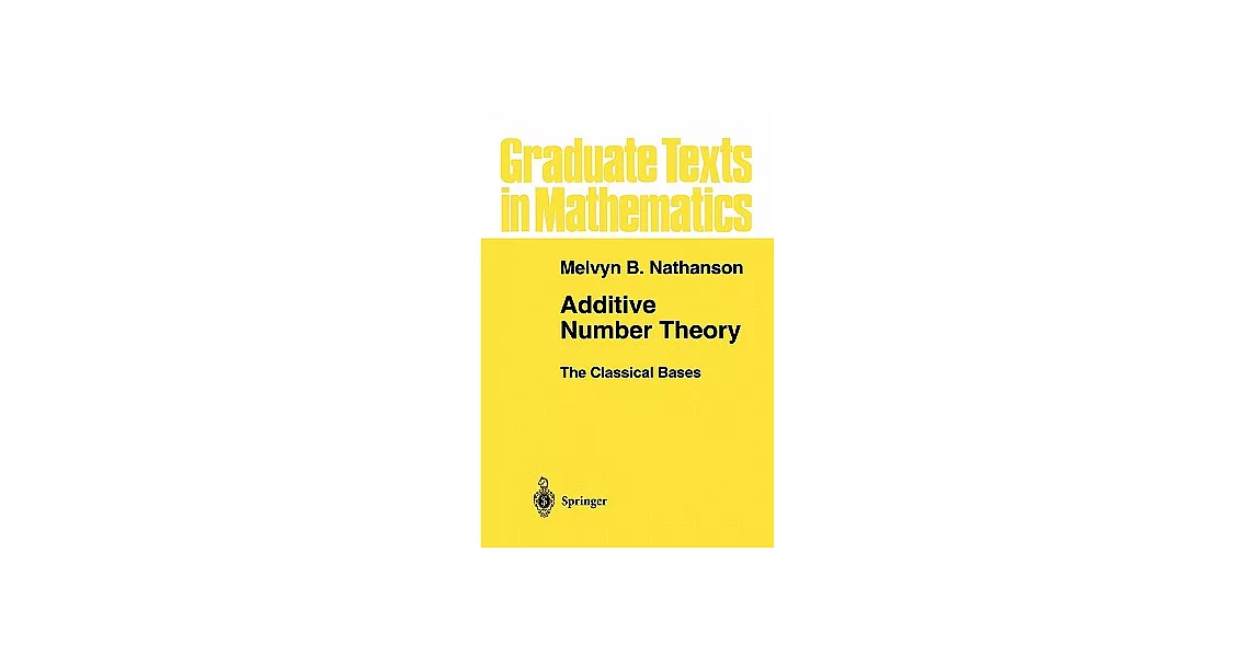 博客來-Additive Number Theory the Classical Bases