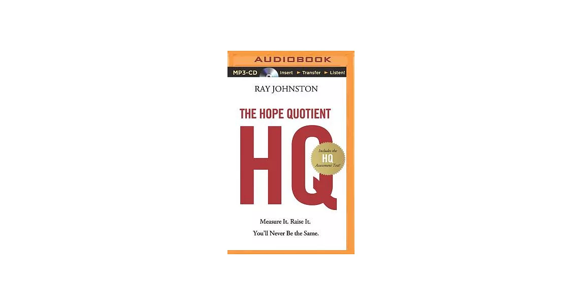 博客來-The Hope Quotient: Measure It, Raise It, You’ll Never Be the Same