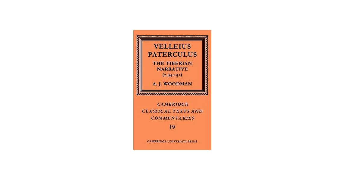 博客來-Paterculus: The Tiberian Narrative