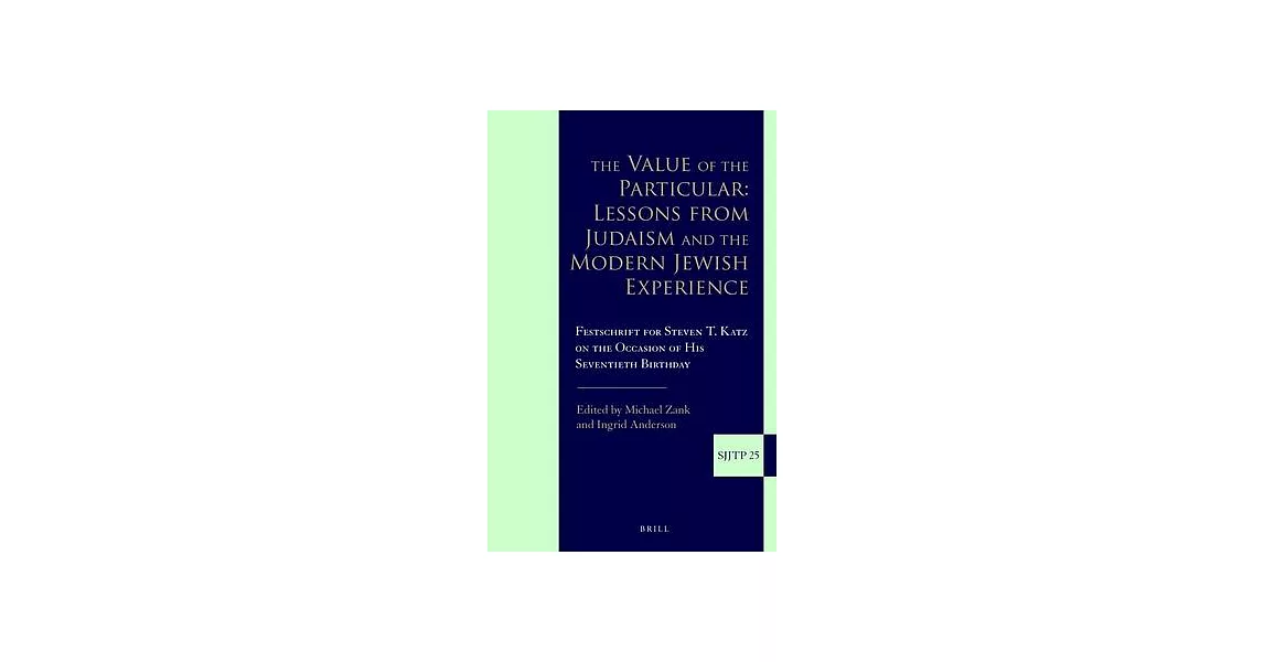 博客來-The Value of the Particular: Lessons from Judaism and the Modern ...
