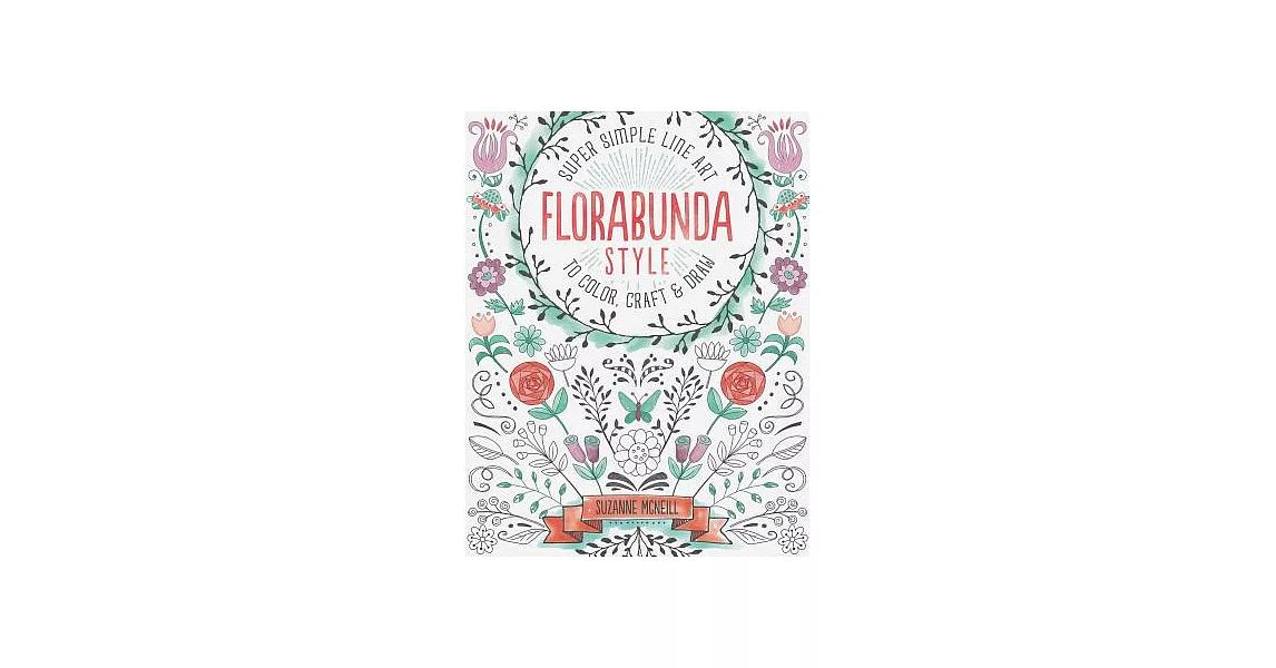 博客來-Florabunda Style: Super Simple Art Doodles to Color, Craft & Draw
