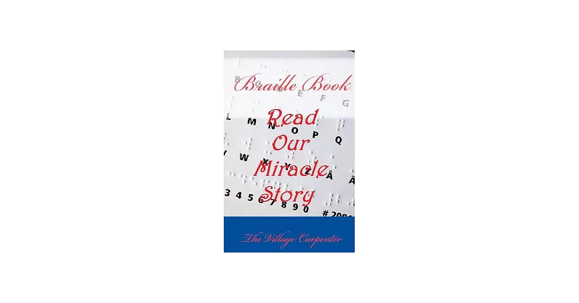博客來-Braille Book: Read Our Miracle Story