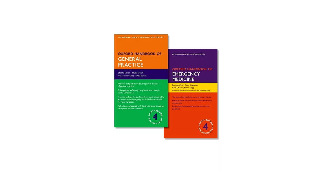 博客來-Oxford Handbook of General Practice 4th Ed. + Oxford Handbook of ...