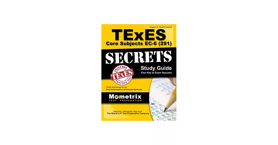 博客來-TExES Core Subjects EC-6 (291) Secrets Study Guide: TExES Test ...