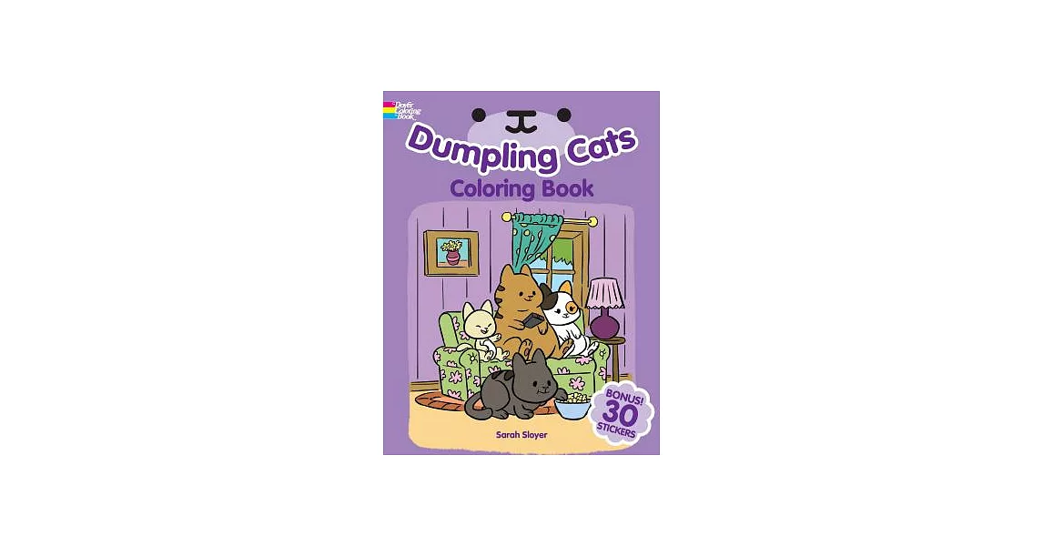 博客來-Dumpling Cats Coloring Book