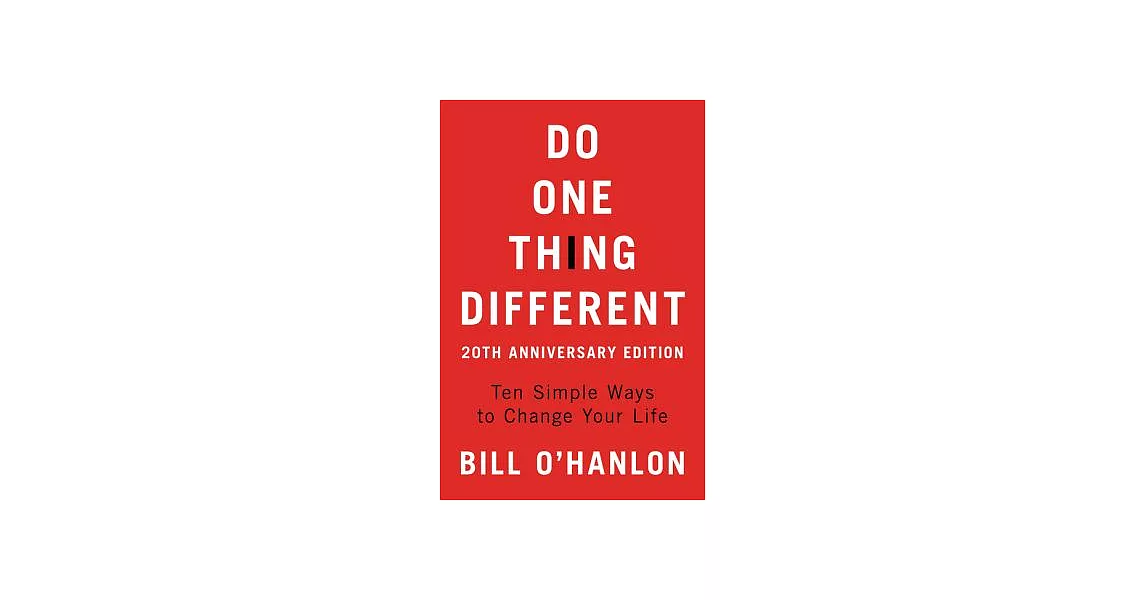 博客來-Do One Thing Different, 20th Anniversary Edition: Ten Simple Ways ...