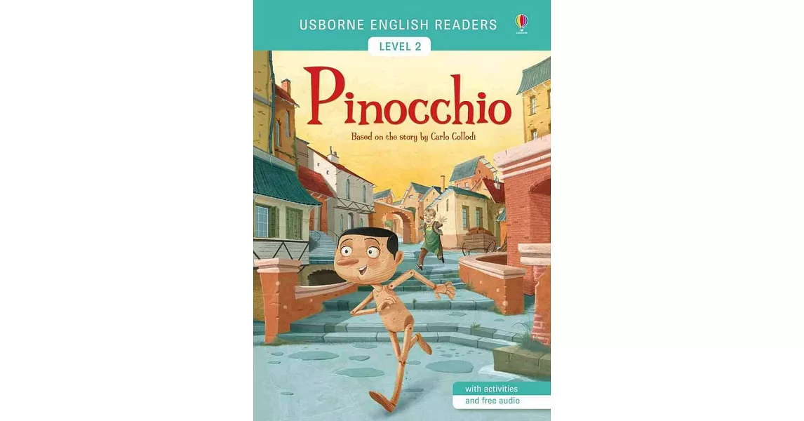 博客來-Usborne English Readers Level 2: Pinocchio