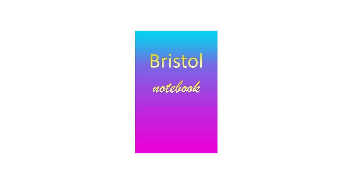 博客來-Bristol: Blank Notebook - Wide Ruled Lined Paper Notepad - Writing ...