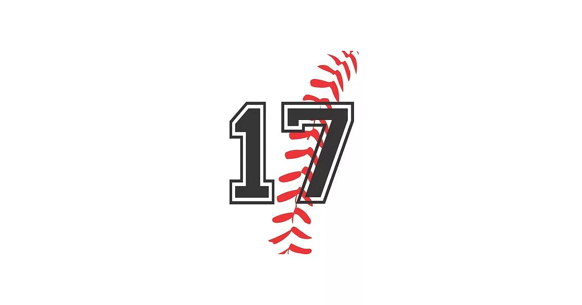 博客來-17 Journal: A Baseball Jersey Number #17 Seventeen Notebook For ...