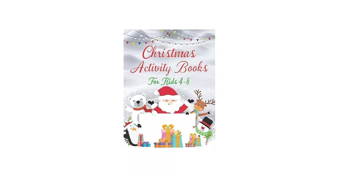 博客來-Christmas Activity Books For Kids 4-6: A Fun Kid Activity Book Game ...