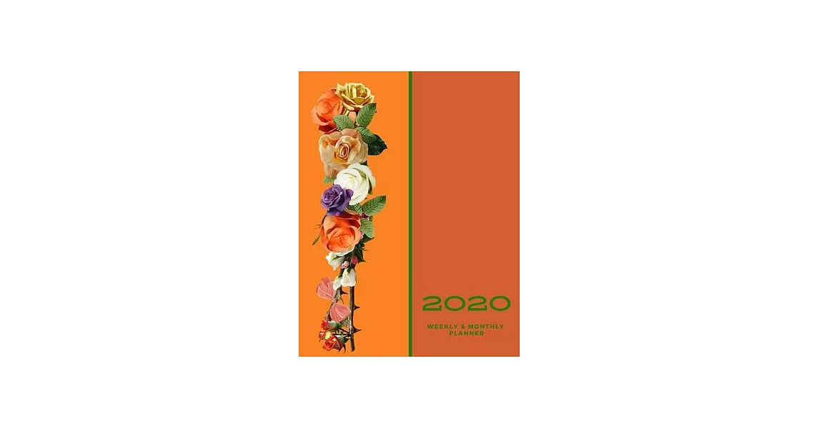 博客來-2020 Weekly & Monthly Planner: Beautiful Planner & Journal 2020 ...