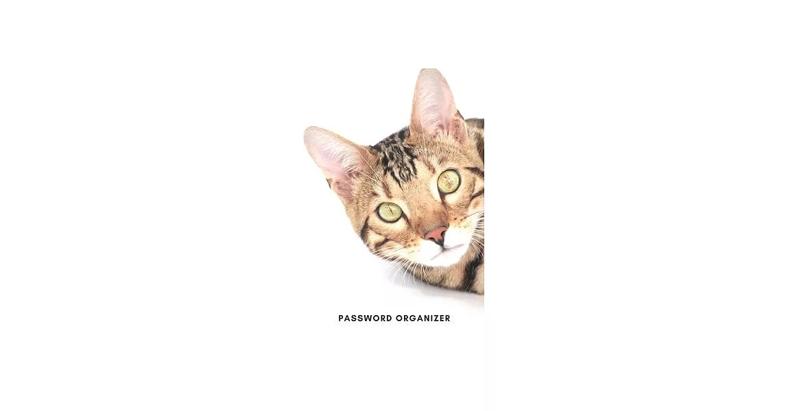 博客來-Cat Internet Password Organizer: Internet Password Logbook Large ...