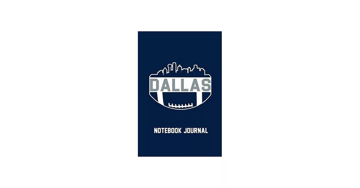 博客來-Dallas Skyline Football Notebook Perfect for Journal, Doodling ...