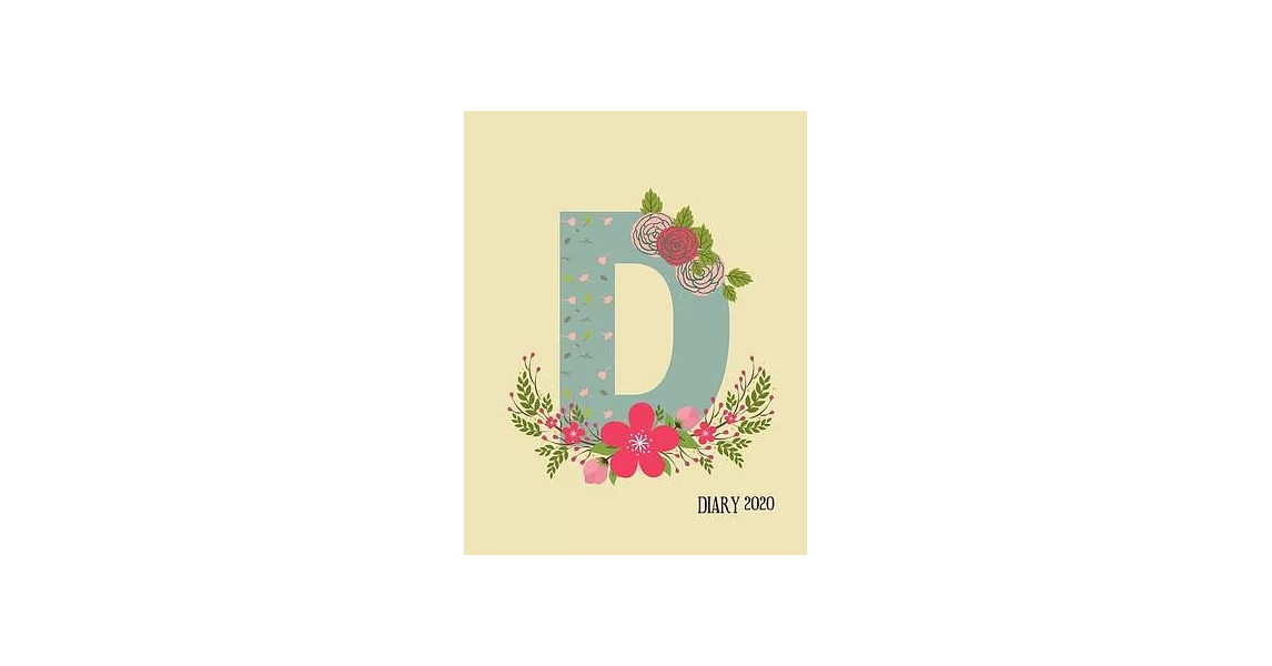 博客來-Perfect personalized initial diary Rustic Floral Initial Letter D ...