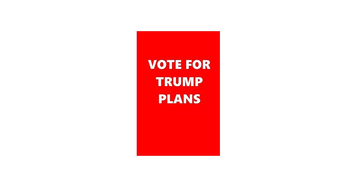 博客來-2020 Weekly Planner Vote Trump Plans Text Red White 134 Pages: 2020 Planners Calendars ...
