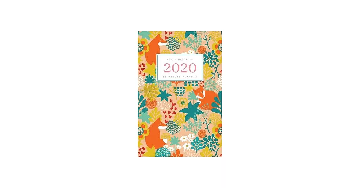 博客來-Appointment Book 2020: 6x9 - 15 Minute Planner - Large Notebook ...