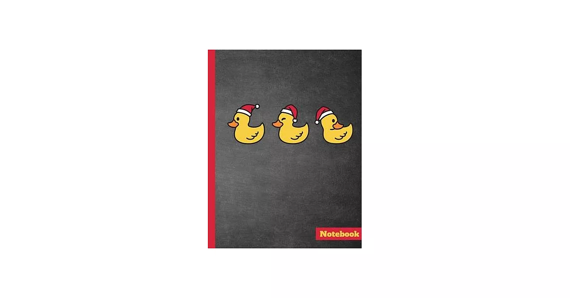 博客來-Notebook: Yellow Funny Rubber Duckie Notebook Journal-Christmas ...