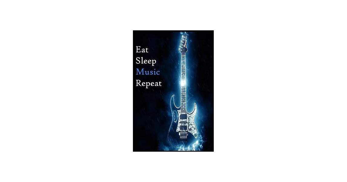 博客來-Eat Sleep Music Repeat: Lined Notebook / Journal Gift, 200 Pages ...