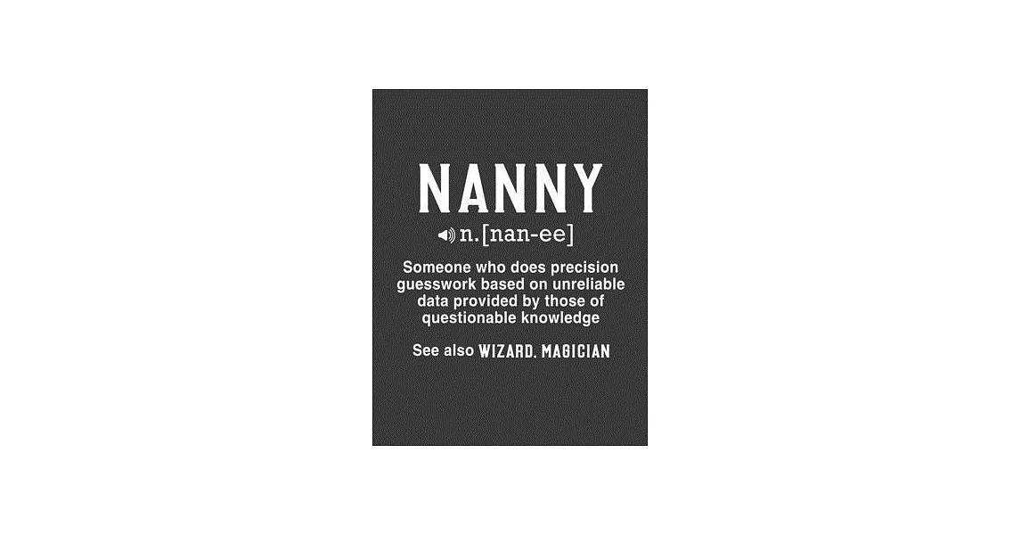 博客來-Nanny: Nanny Notebook. Nanny Gifts. 8.5 x 11 size 120 Lined pages ...
