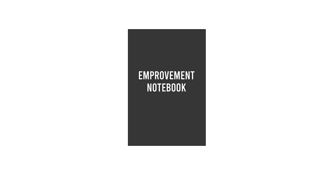 博客來-Emprovement Notebook: Cute Notebook For The Things You Want to ...