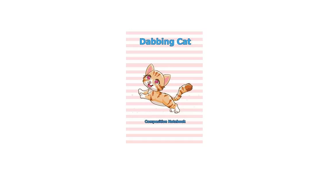 博客來-Dabbing Cat: Notebook 6 x 9 inch With 120 Lined pages