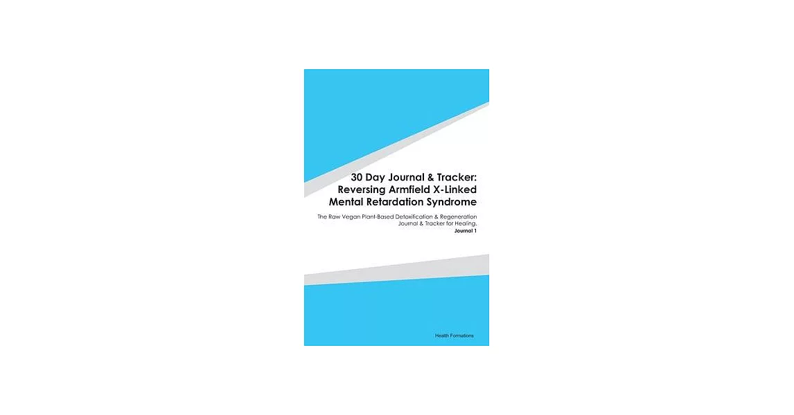 博客來-30 Day Journal & Tracker: Reversing Armfield X-Linked Mental ...